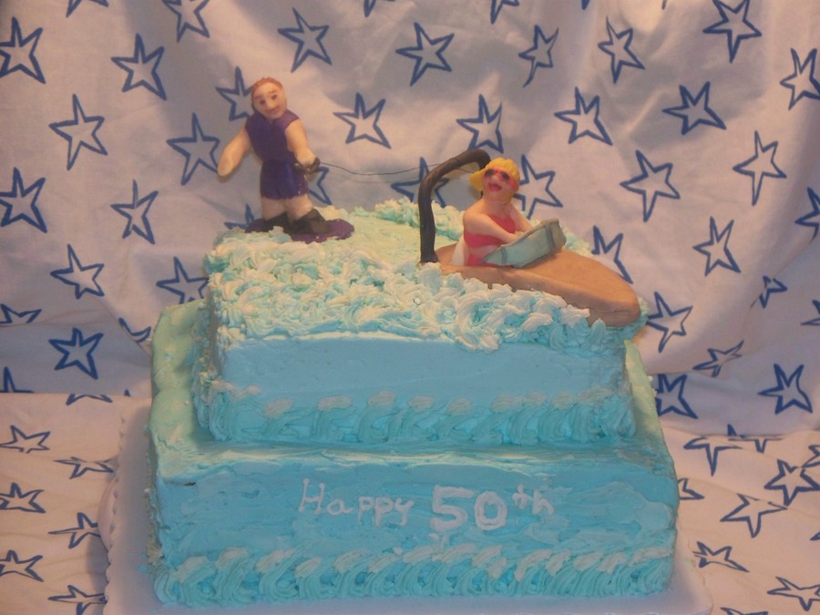 Wakeboarder Birthday Cake - CakeCentral.com