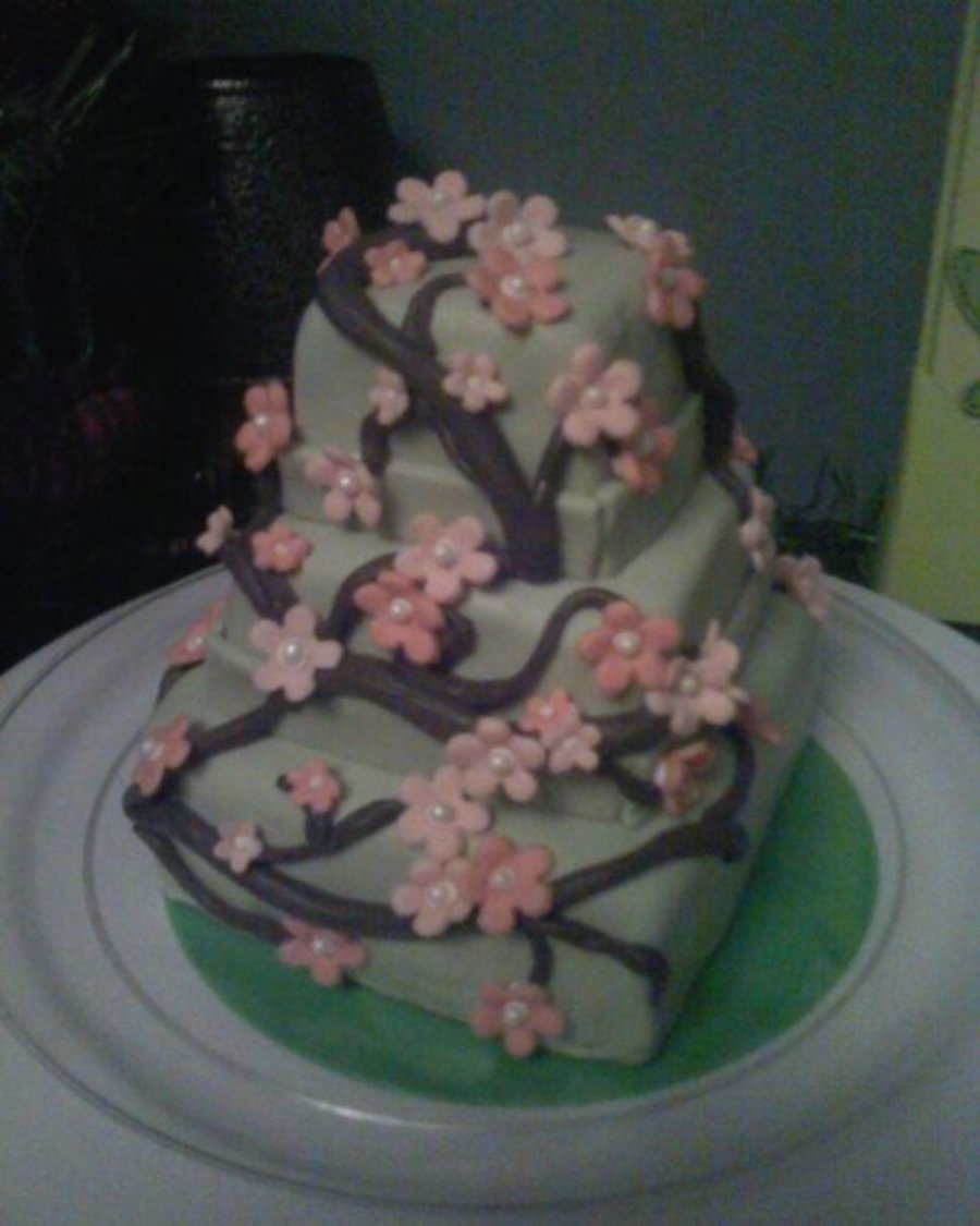 Cherry Blossoms - CakeCentral.com