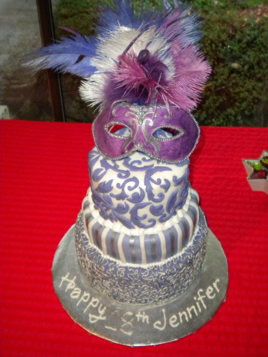 Mask Cake - CakeCentral.com