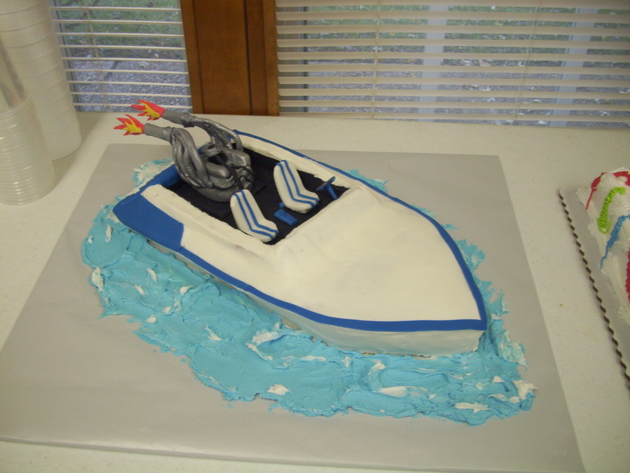 Jet Boat Cake - CakeCentral.com