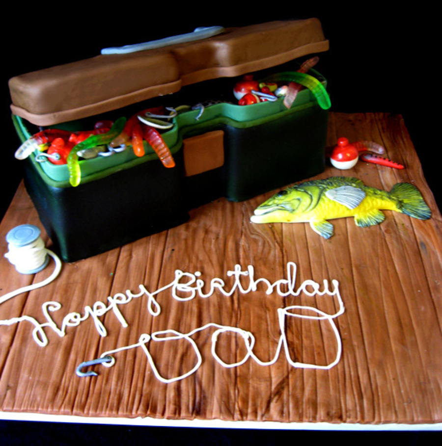 Tackle Box Birthday Cake - CakeCentral.com