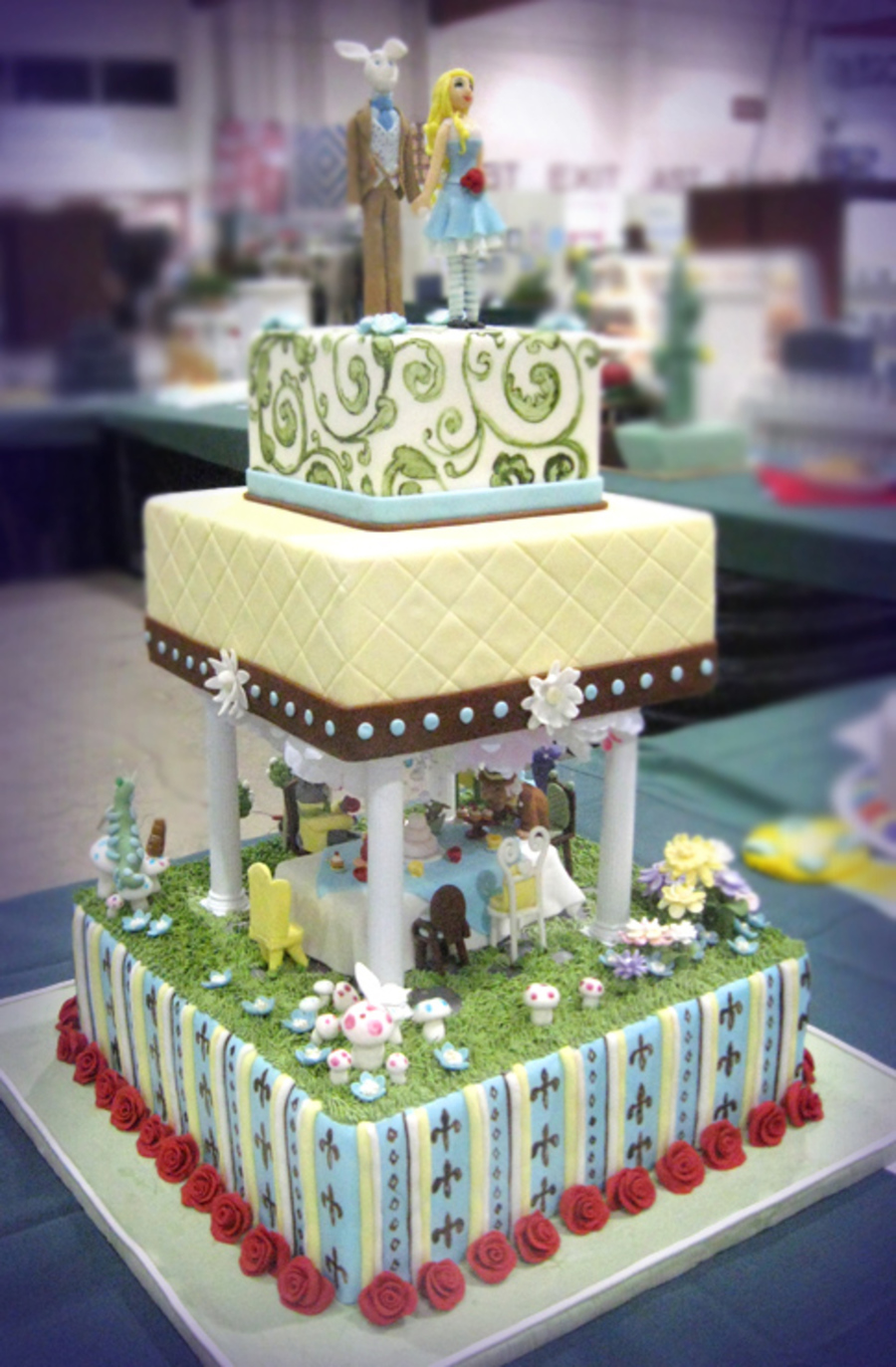 Alice In Wonderland Wedding Cake - Oregon State Fair 2009 - CakeCentral.com