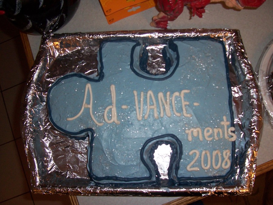 Autism Walk Cake - CakeCentral.com