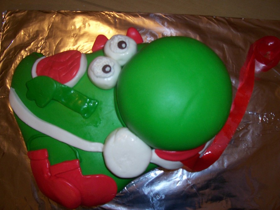 Yoshi Cake - CakeCentral.com