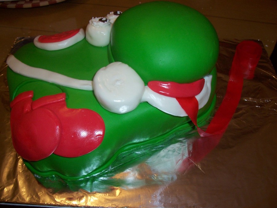 Yoshi Cake - CakeCentral.com