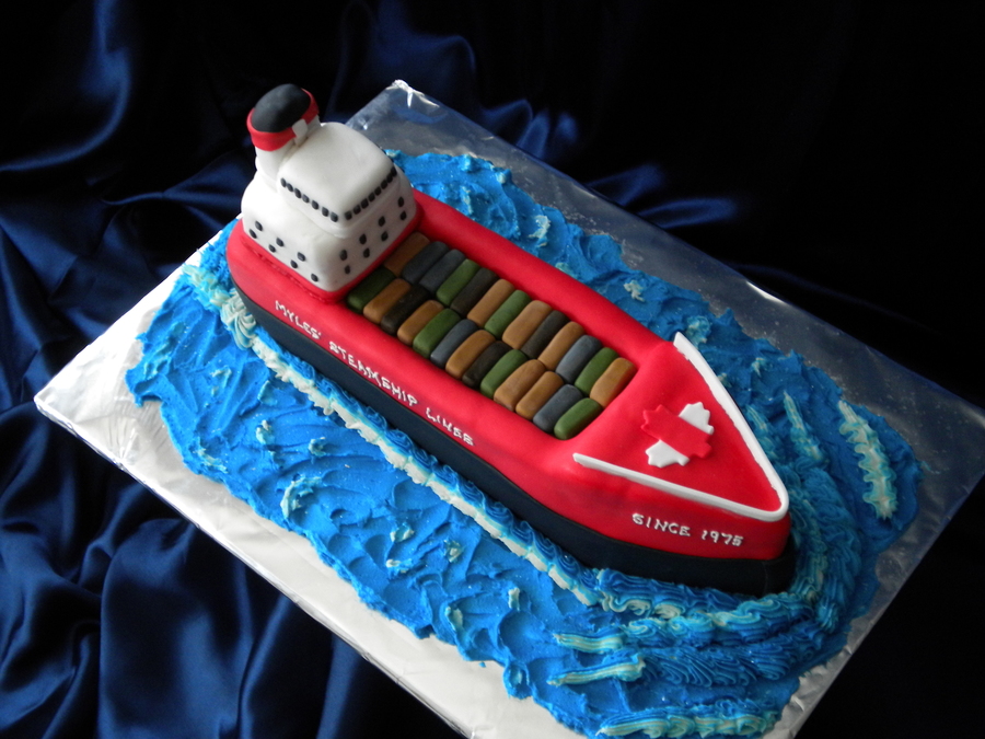 3D Ship Cake - CakeCentral.com