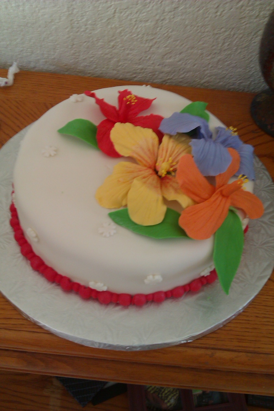 Hibiscus Cake - CakeCentral.com
