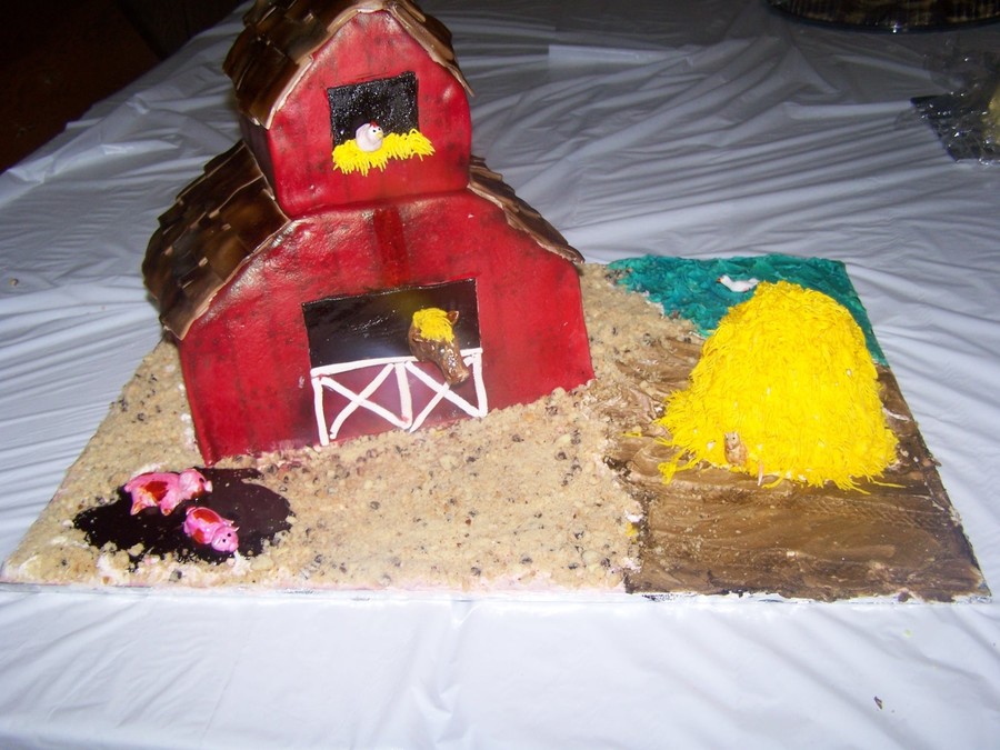 Barn Yard Cake - CakeCentral.com