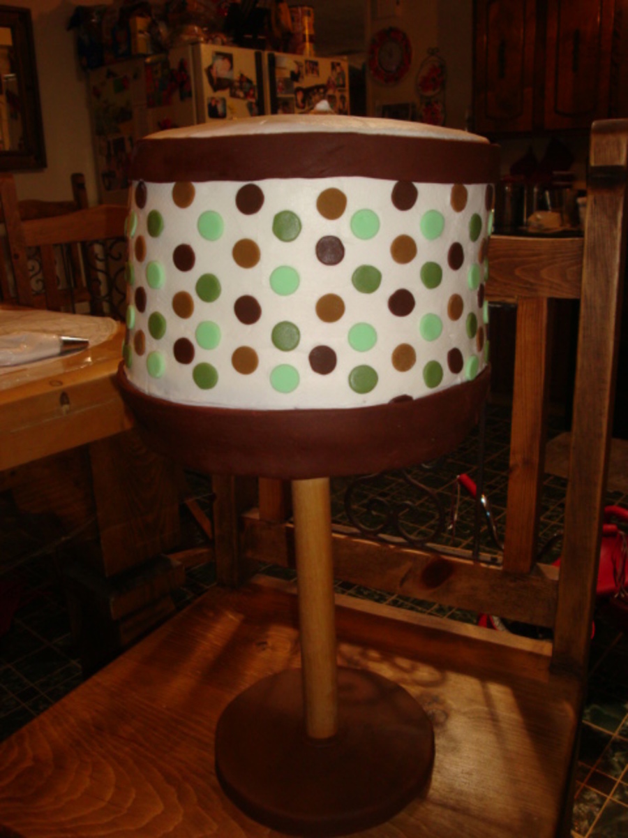Mod Pod Monkey Lamp - CakeCentral.com