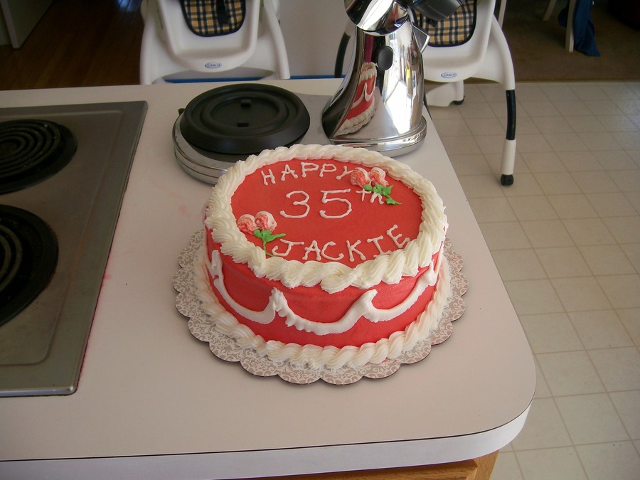 Wife's Birthday Cake - CakeCentral.com