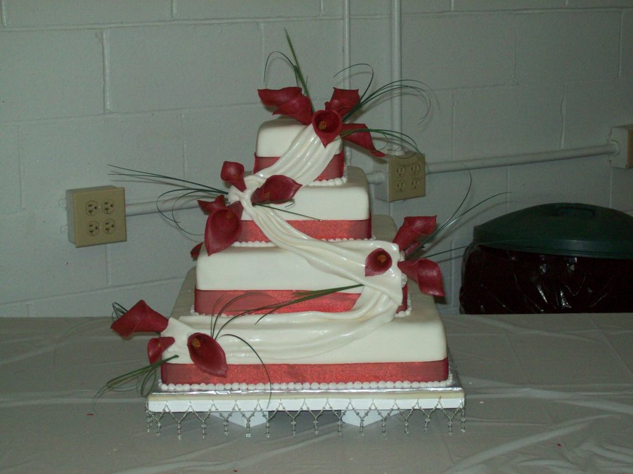 Square Wedding - CakeCentral.com