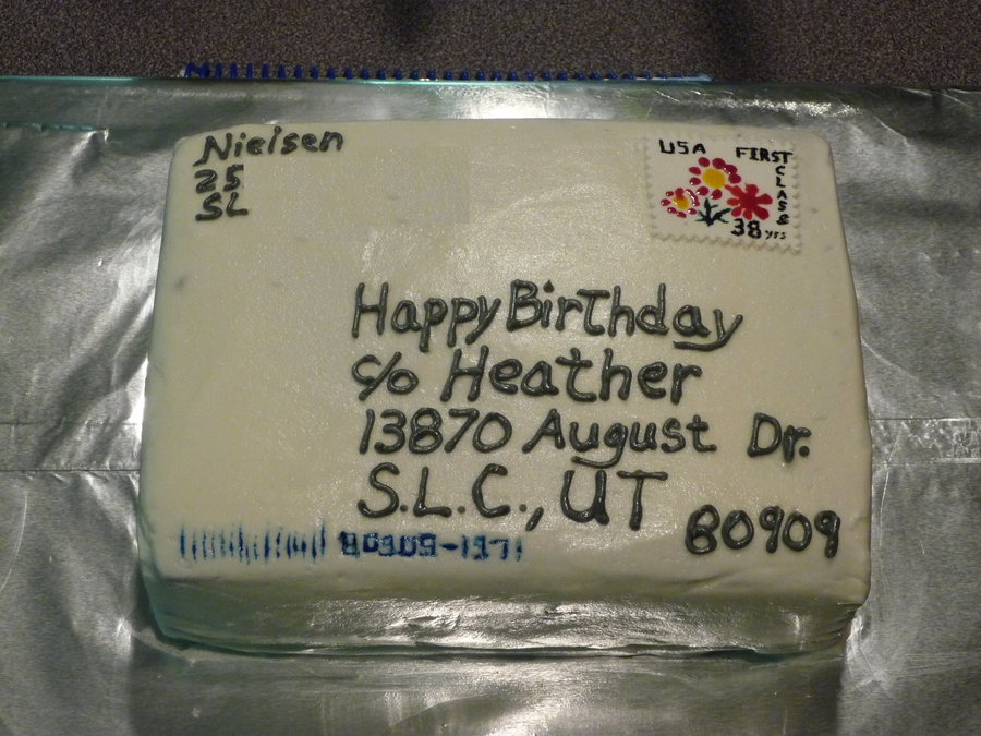 Envelope Cake - CakeCentral.com