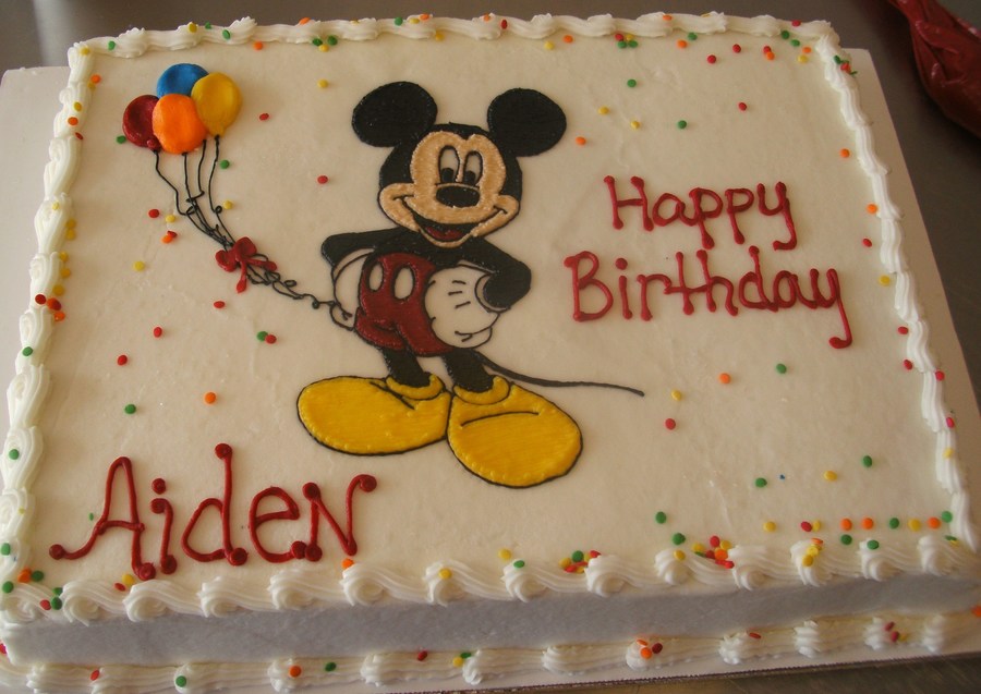 Mikey Mouse Birthday Cake Cakecentral