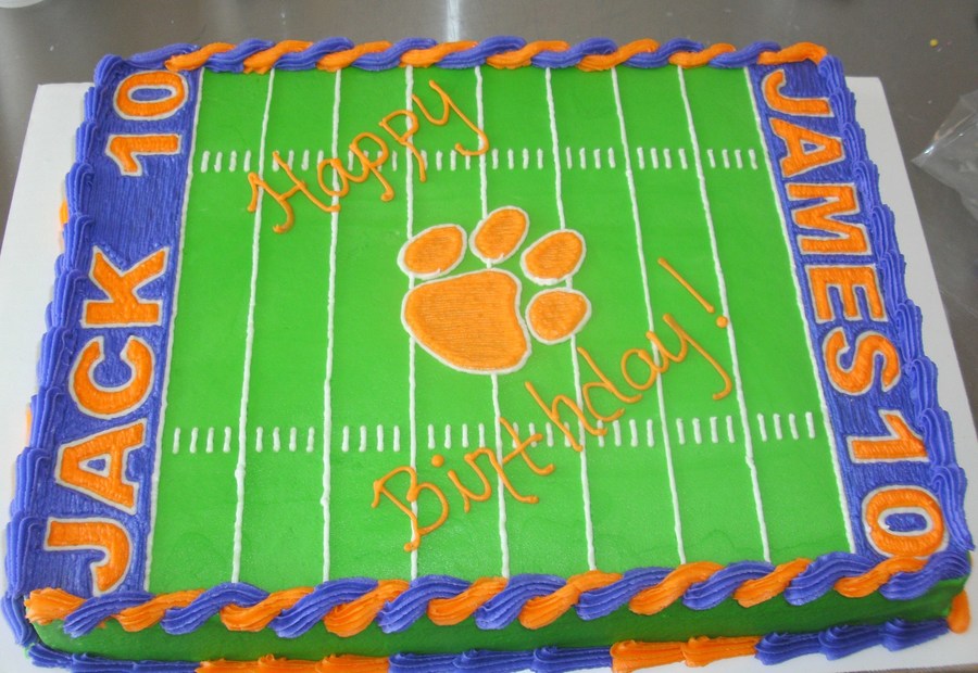 Clemson Tigers Football Field - CakeCentral.com