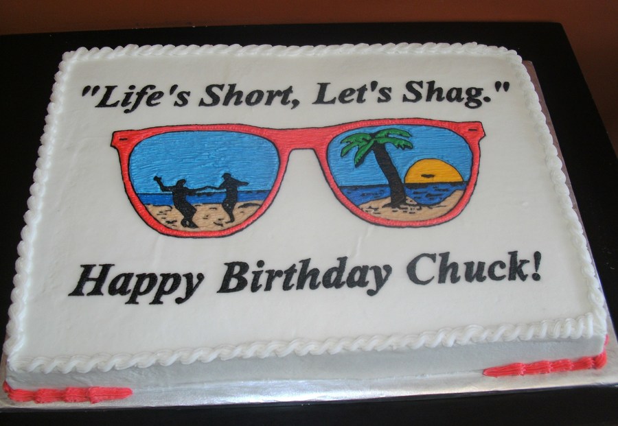 Shag Birthday Cake - CakeCentral.com