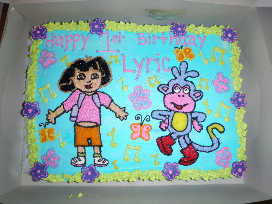 Dora And Boots - CakeCentral.com