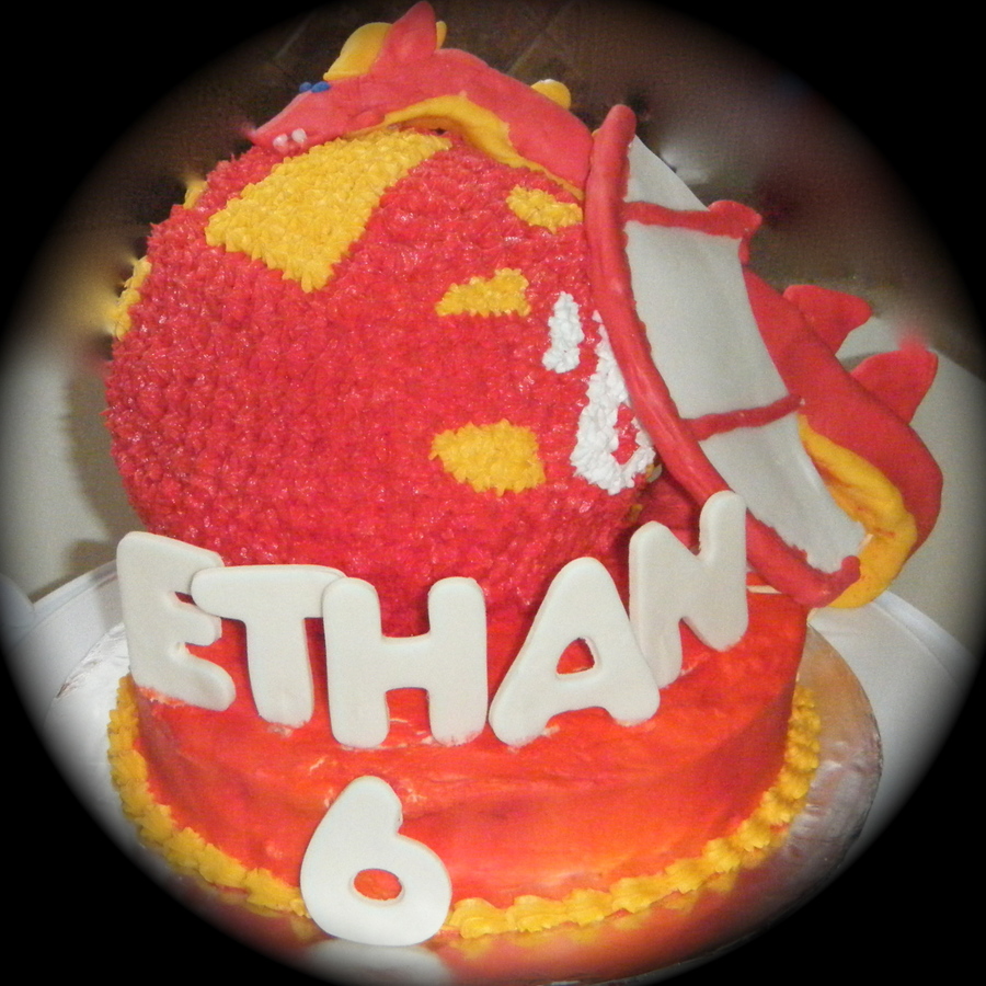 Bakugan Dragon Cake - CakeCentral.com