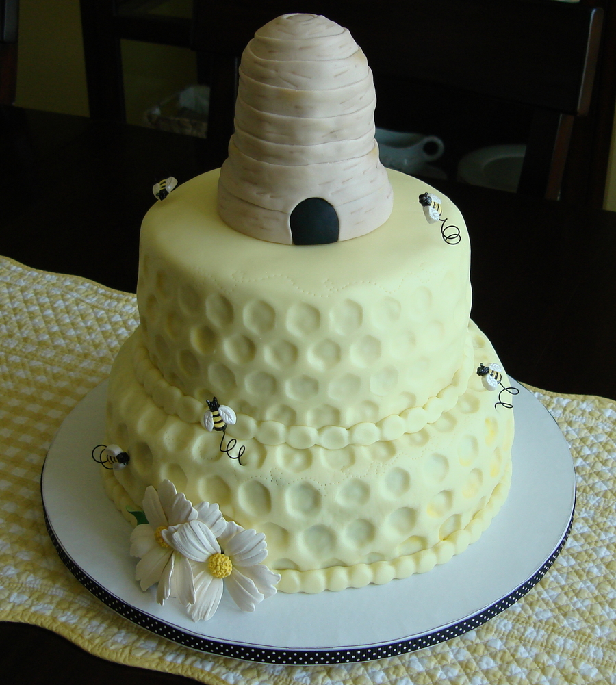 My Take On Martha Stewart's "beehive Cake" - CakeCentral.com