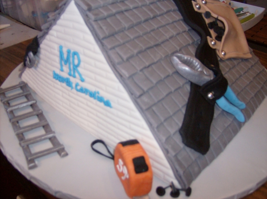Birthday Cake For Roofer - CakeCentral.com