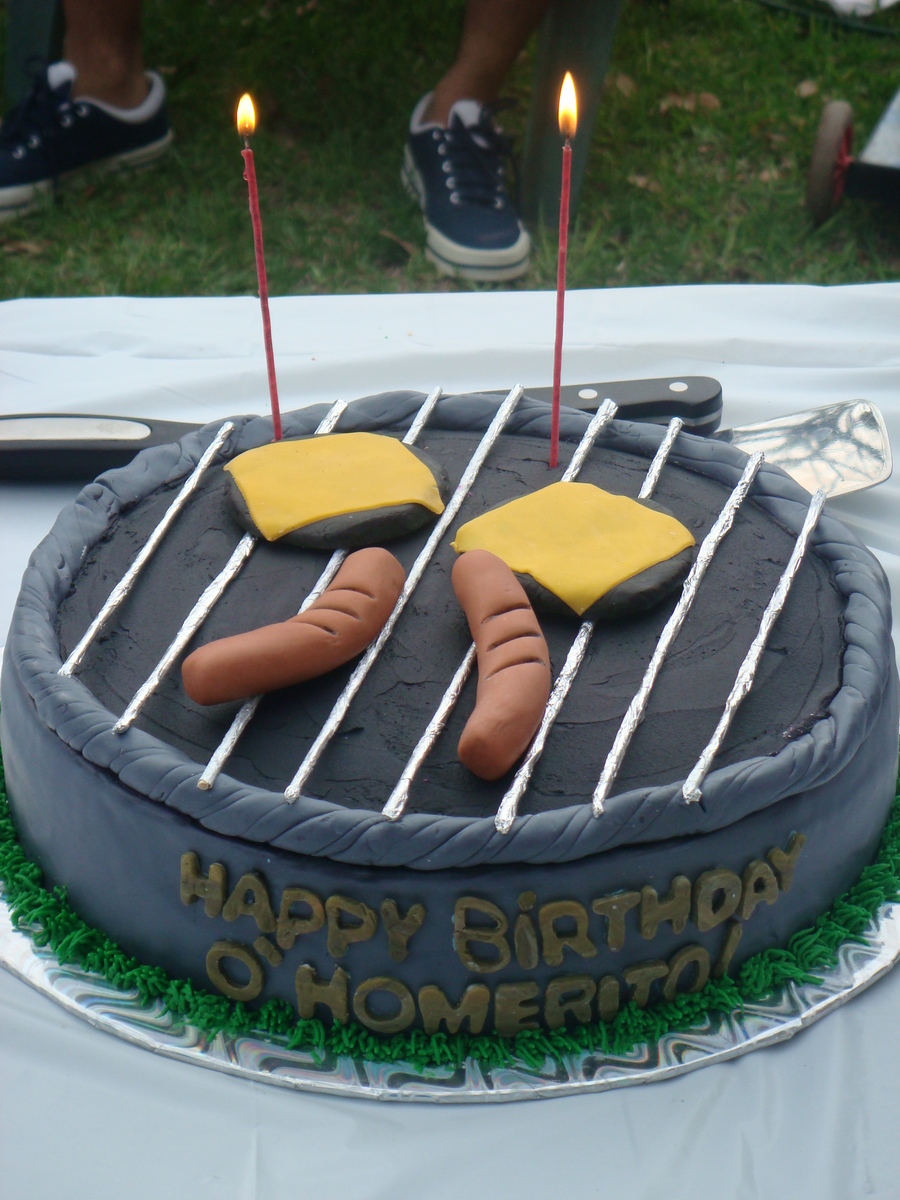 Bbq Grill Cake - CakeCentral.com