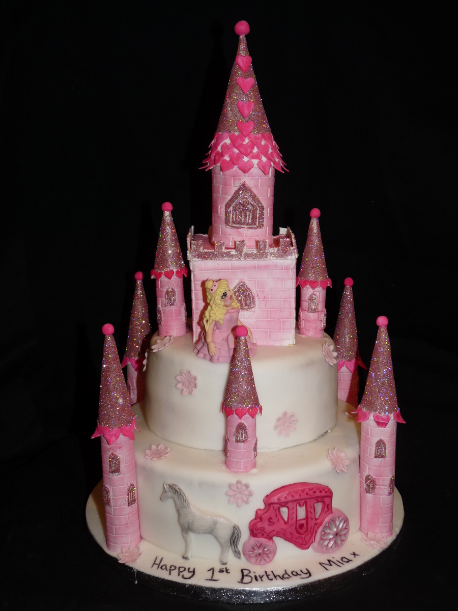 Childs 1St Castle Birthday Cake - CakeCentral.com