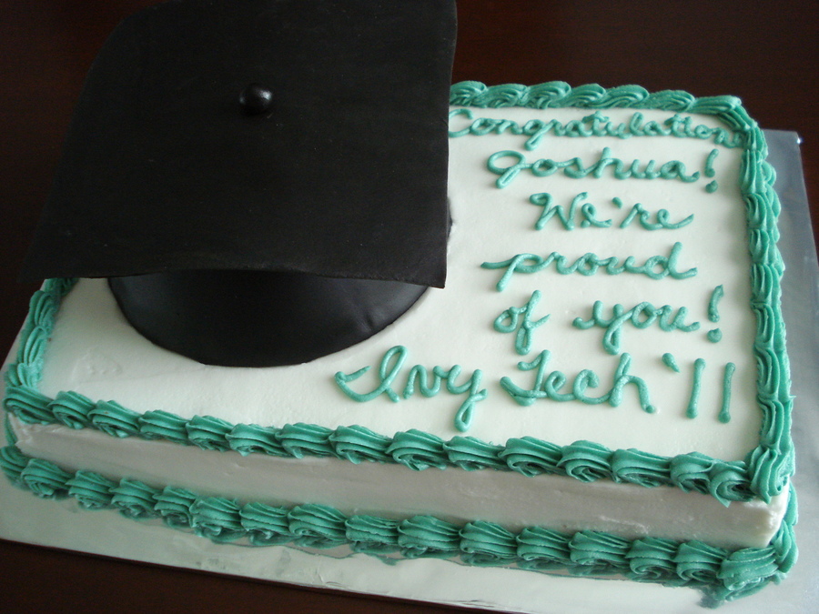 Graduation Cap Cake - CakeCentral.com