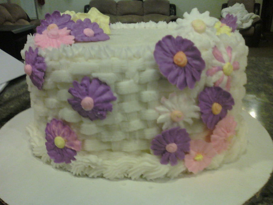 Spring Flower Cake - CakeCentral.com