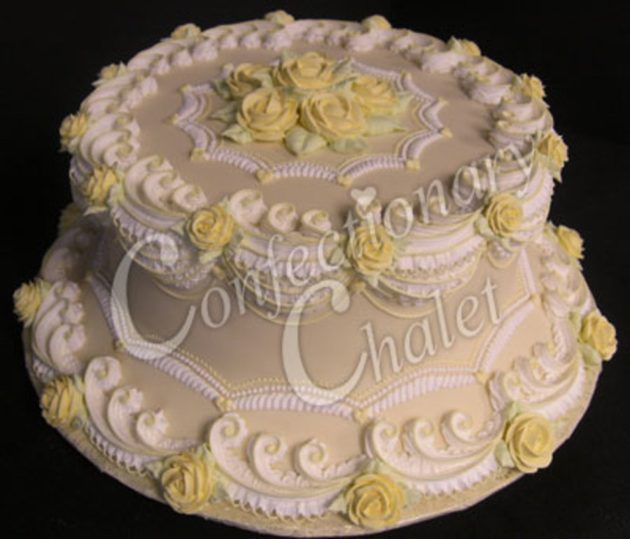 Traditional Lambeth Method Birthday Cake - CakeCentral.com