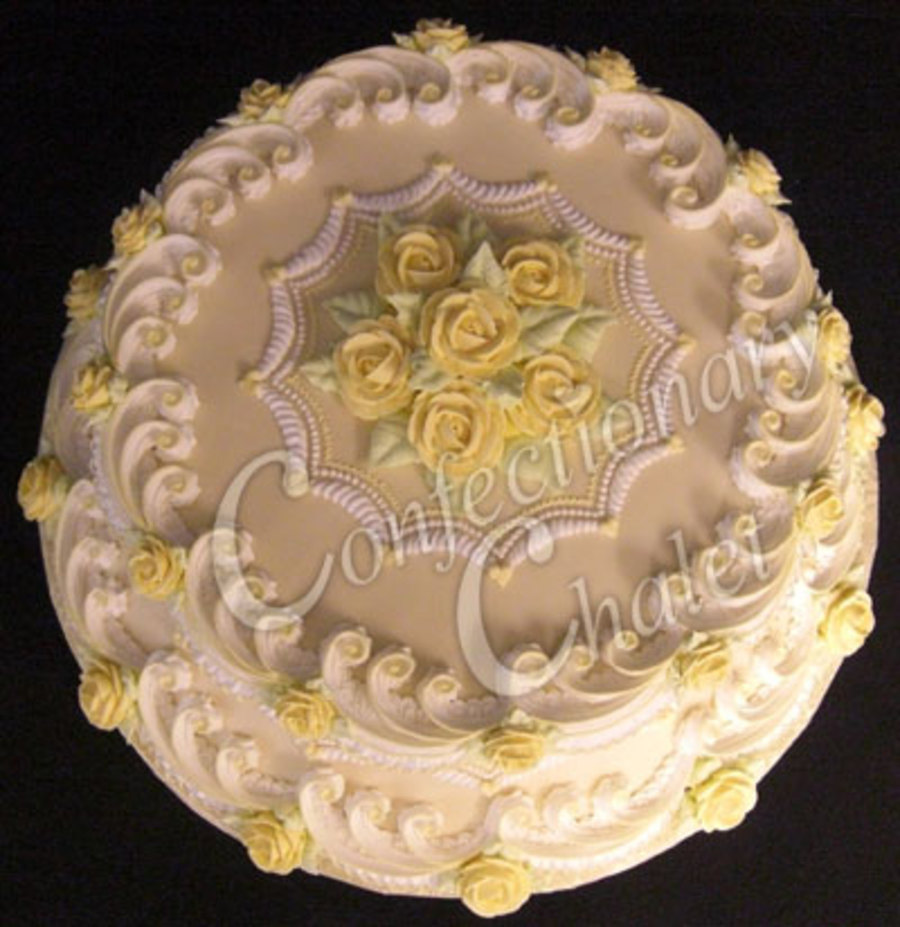 Traditional Lambeth Method Birthday Cake - CakeCentral.com