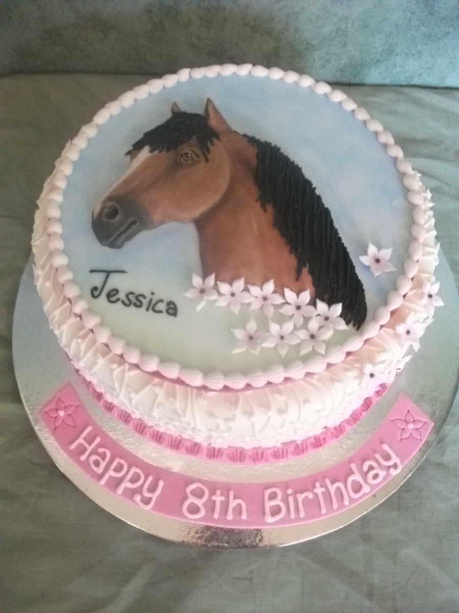 2D Horse Head - CakeCentral.com
