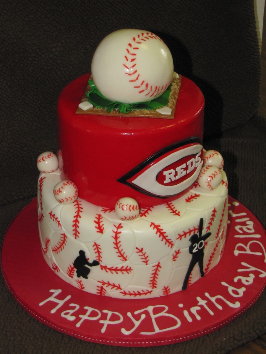 Cincinnati Reds Birthday Cake - CakeCentral.com
