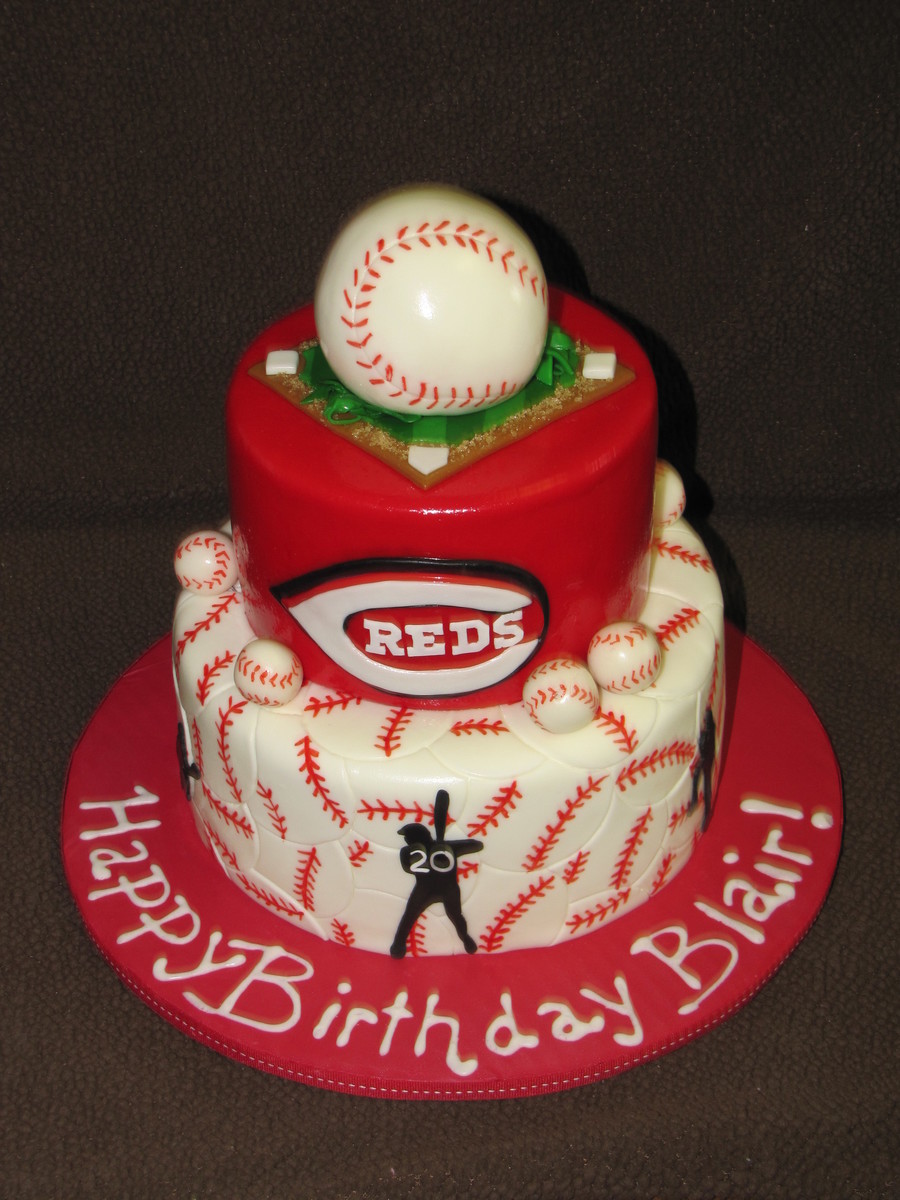 Cincinnati Reds Birthday Cake - CakeCentral.com