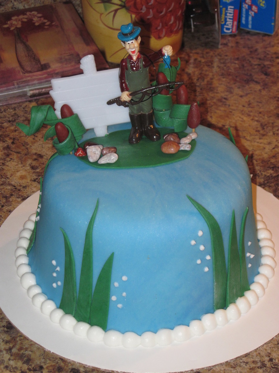 Fisherman Cake - CakeCentral.com