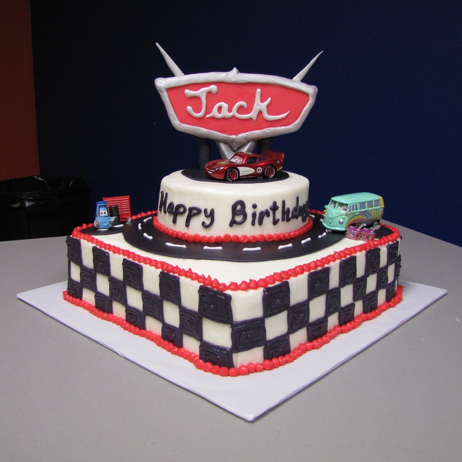 Cars Themed Cake - CakeCentral.com
