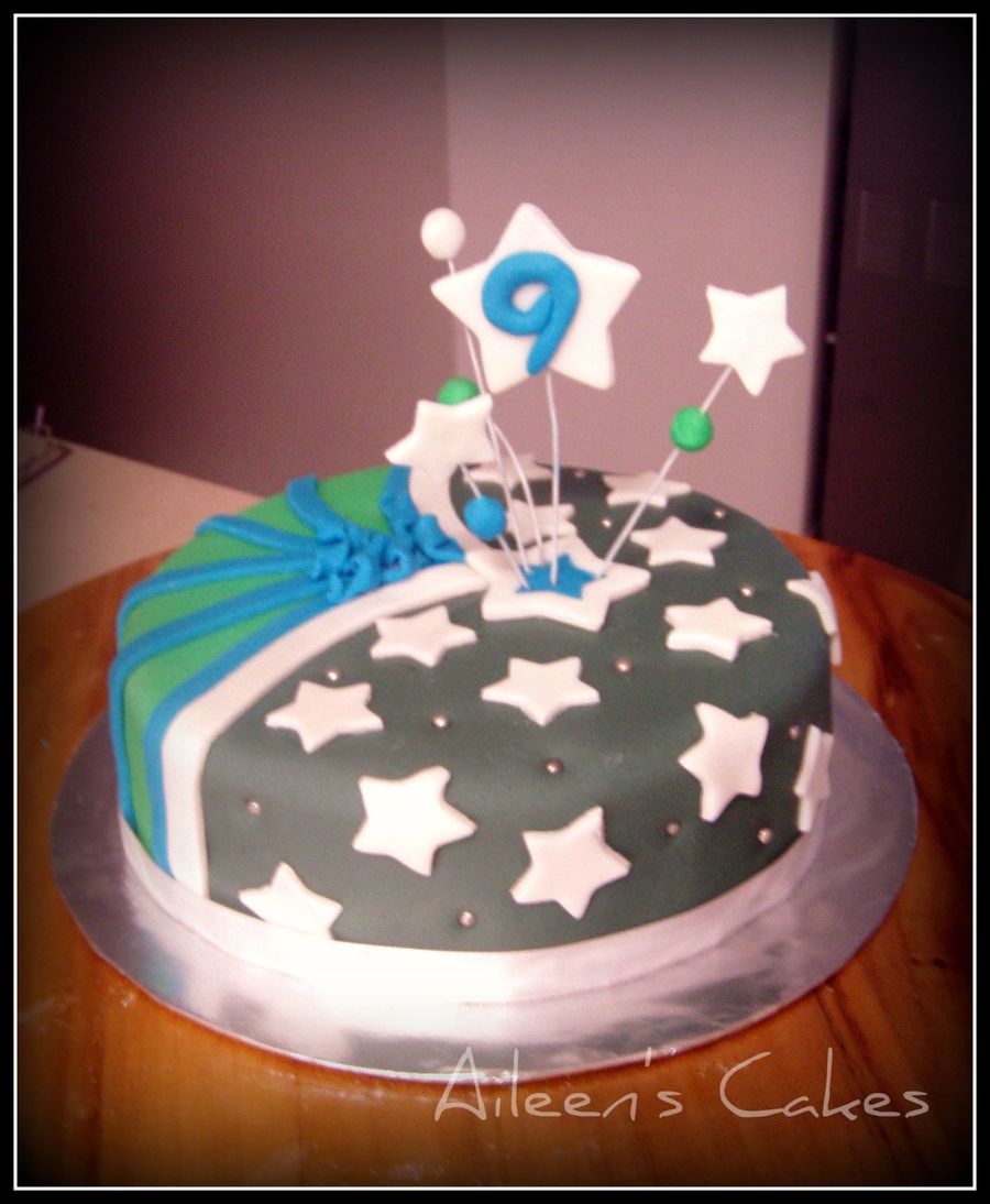 Shooting Star 9Th Birthday - CakeCentral.com