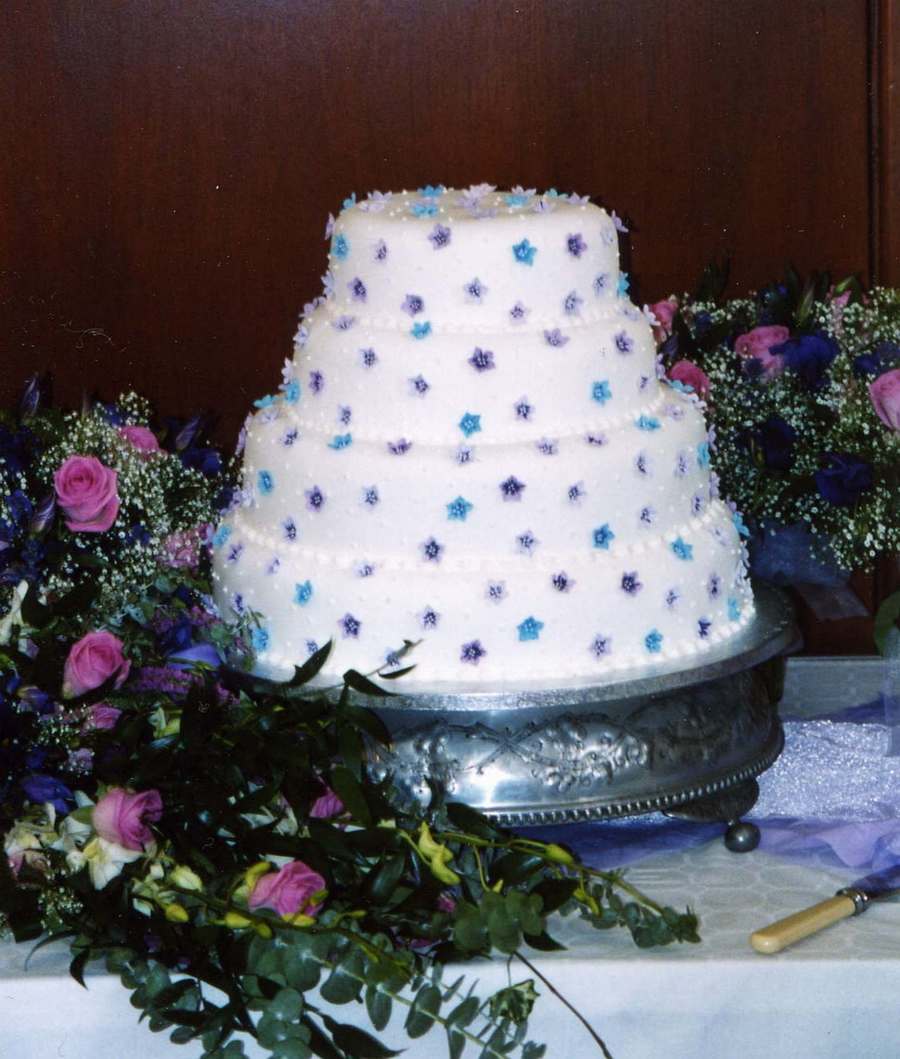 Violet Wedding Cake - CakeCentral.com