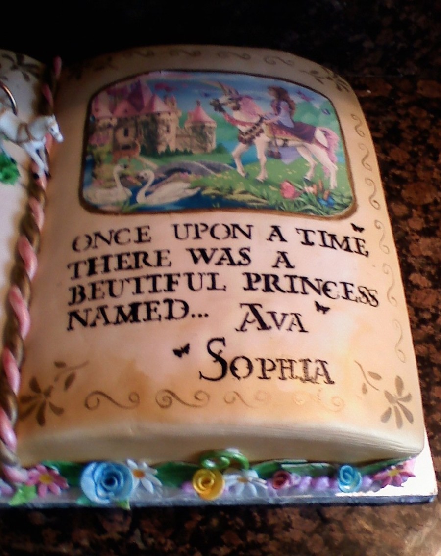 Story Book Themed Cake - CakeCentral.com