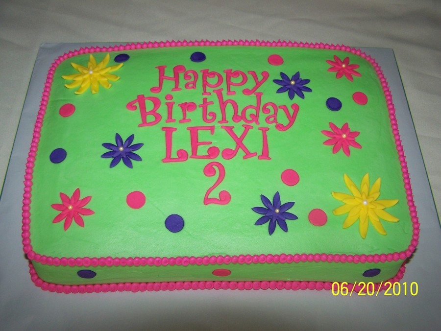Bright Colors Birthday - CakeCentral.com
