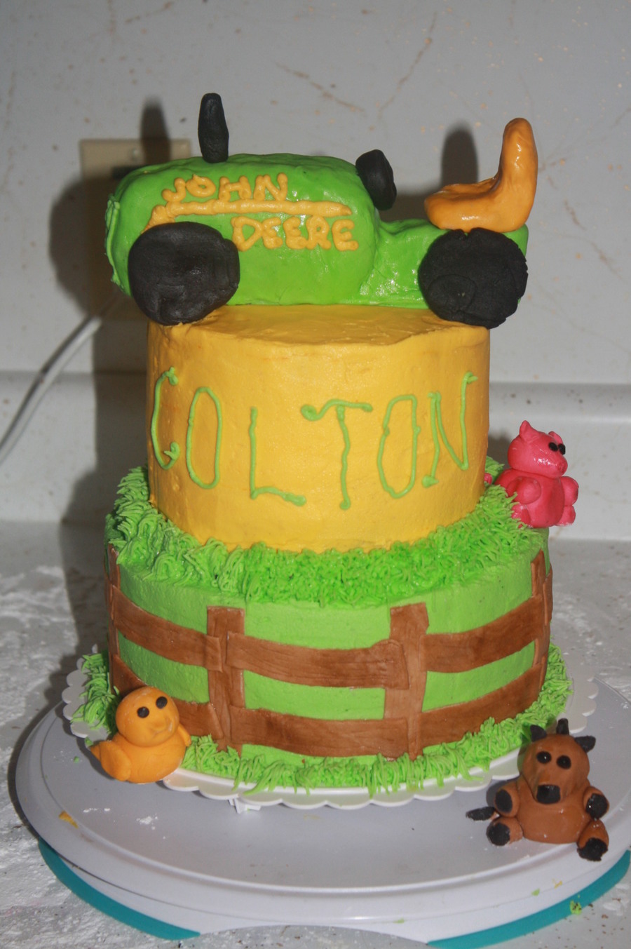 John Deere/farm Birthday Cake - CakeCentral.com
