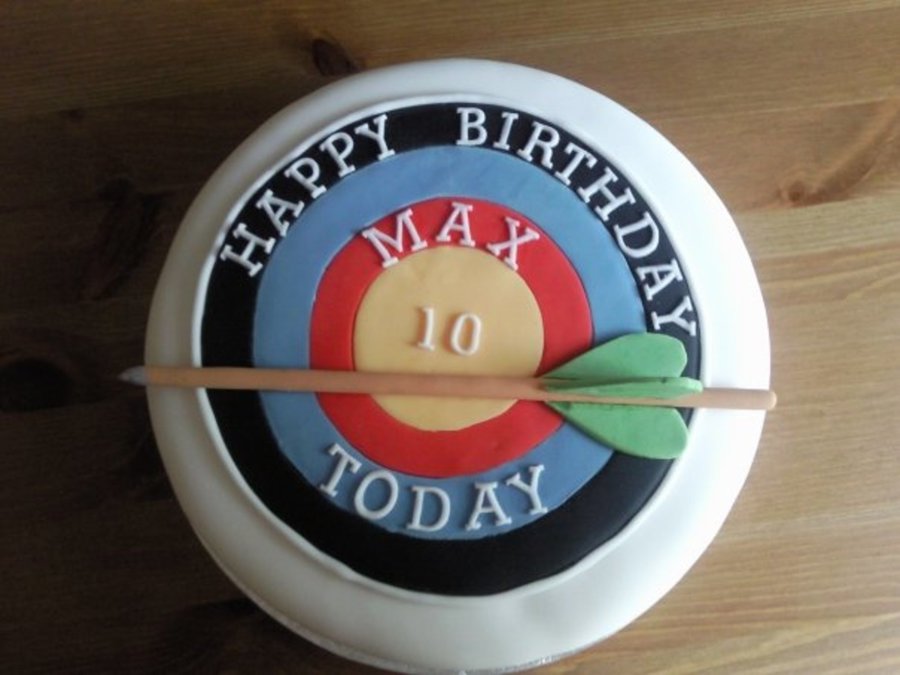 Archery Cake - CakeCentral.com