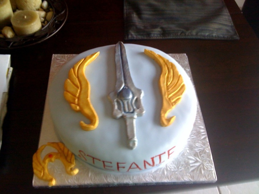 80S Themed She Ra Cake - CakeCentral.com