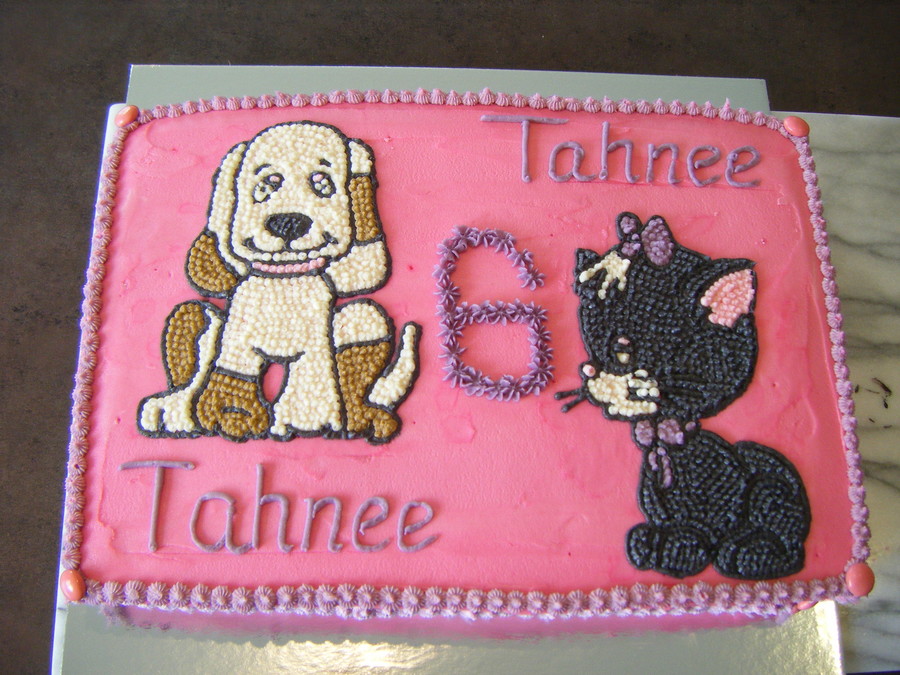 Cat & Dog - CakeCentral.com