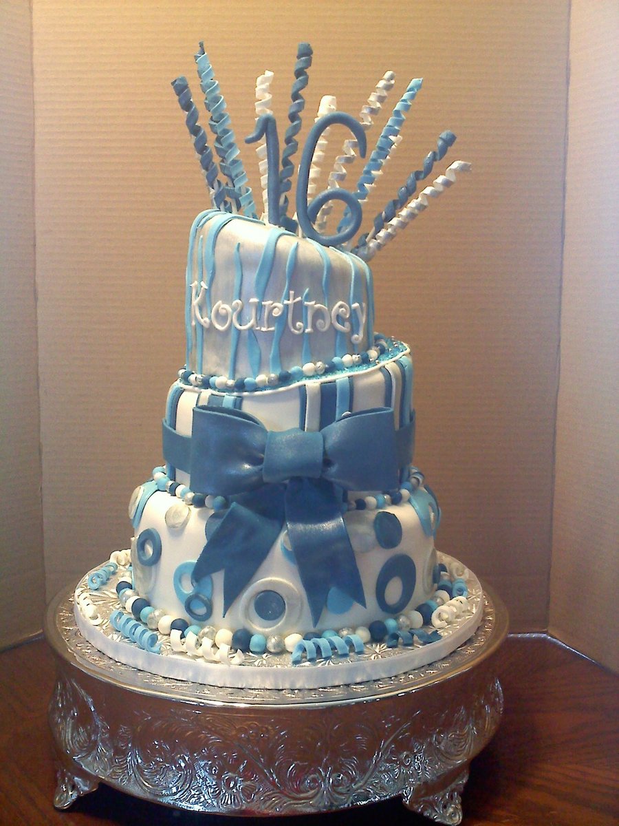 Sweet 16 Cake - CakeCentral.com