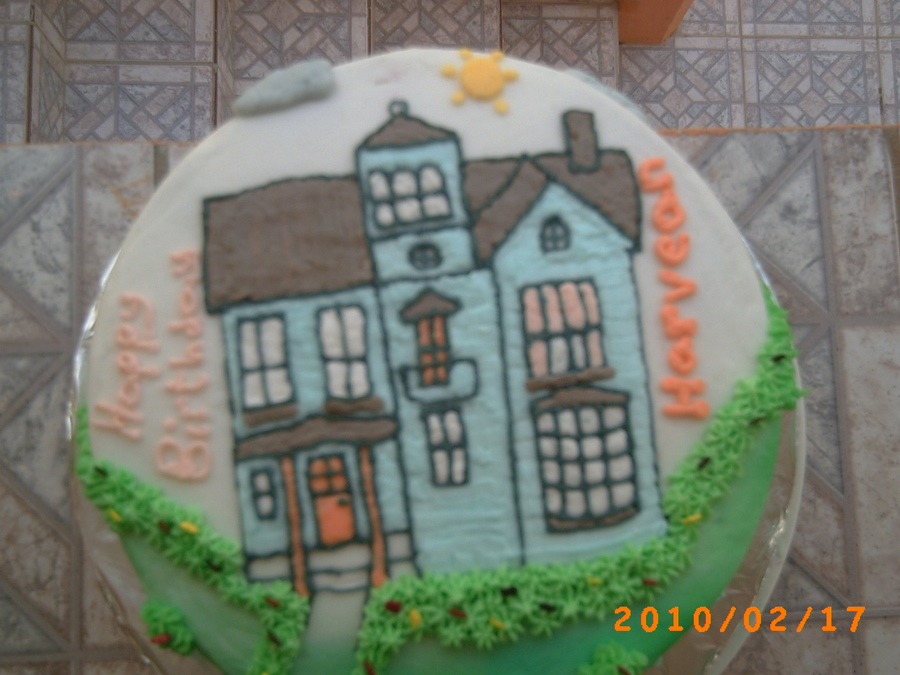 House Birthday Cake - CakeCentral.com