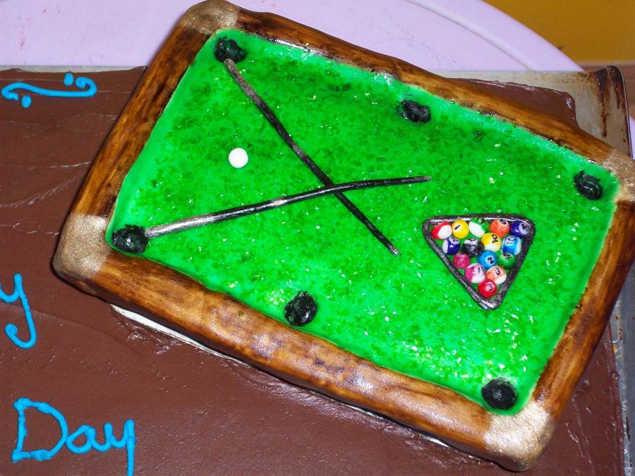 Pool Table Cake - CakeCentral.com