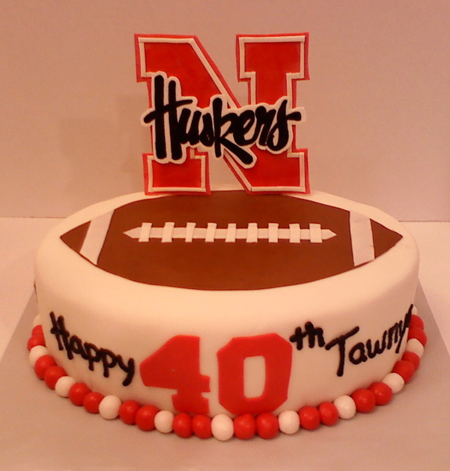 Nebraska Huskers Birthday Cake - CakeCentral.com