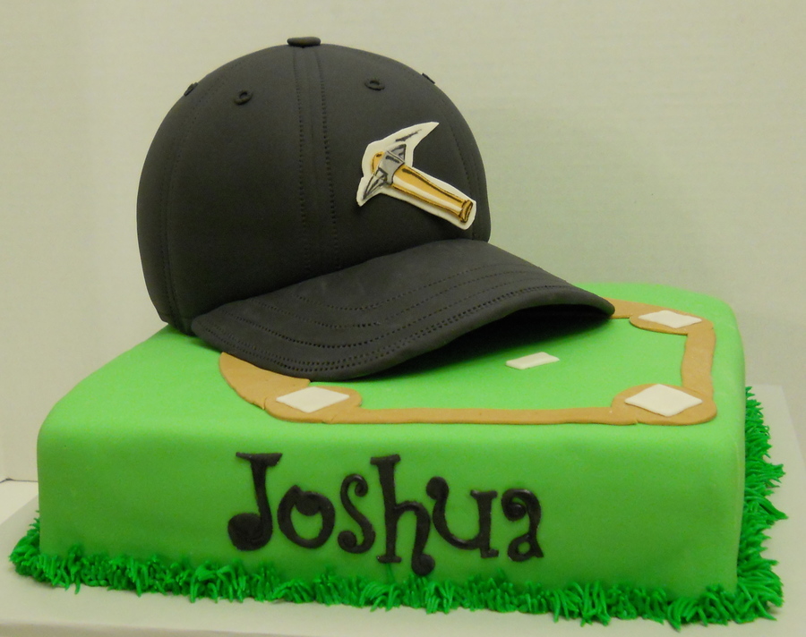 Baseball Cap Cake - CakeCentral.com