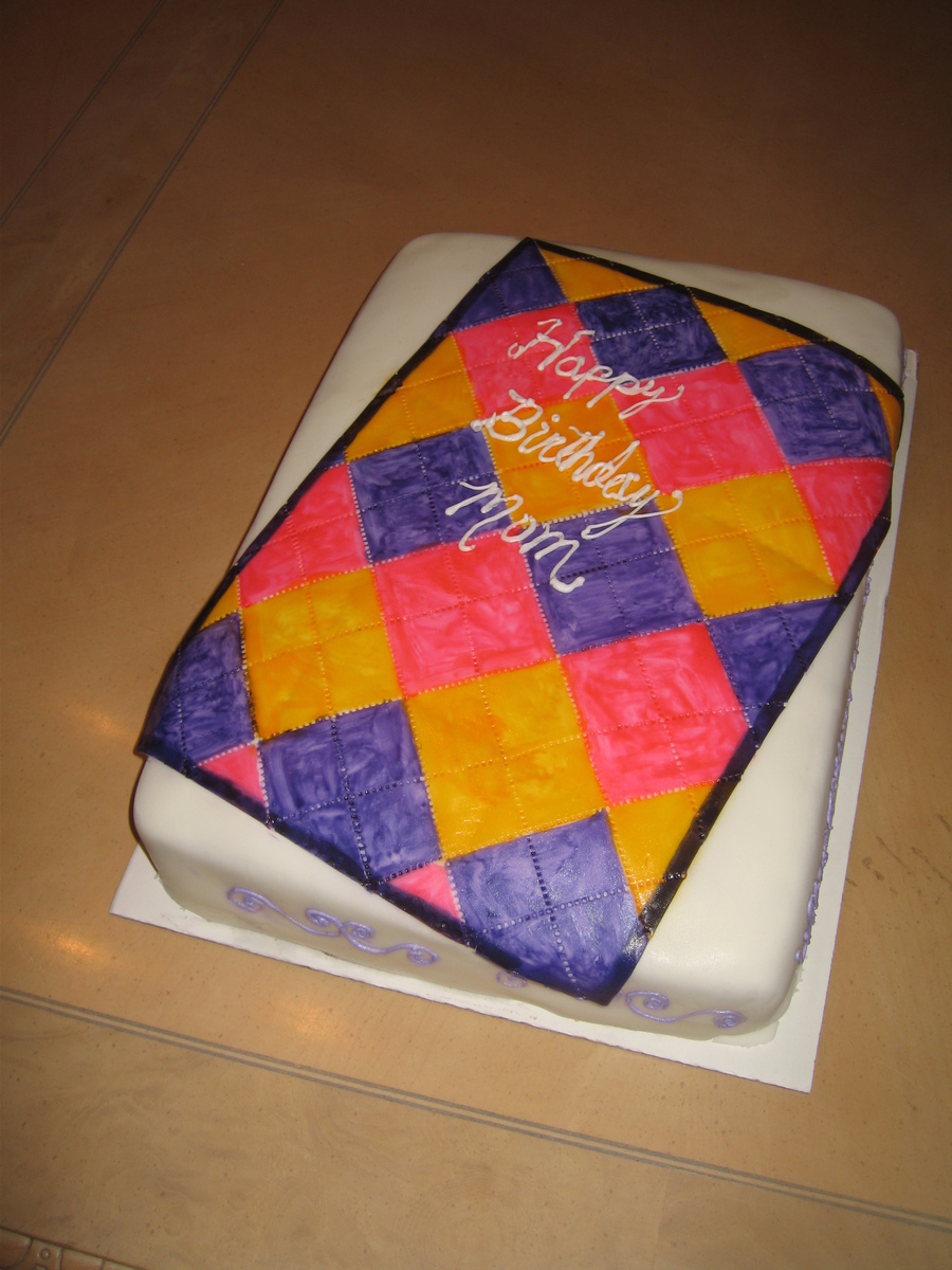 Quilt Cake - CakeCentral.com