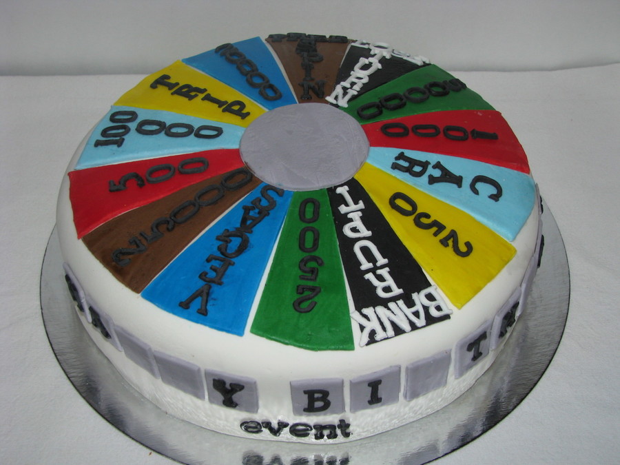 Wheel Of Fortune Cake - CakeCentral.com