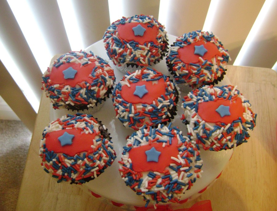 Usa Map Cupcakes - CakeCentral.com